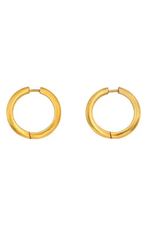 DARIUS Signature 18k Gold Hoop Earrings