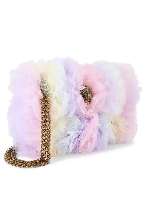 Kurt Geiger Mini Kensington Tulle Crossbody Bag - Purple Multi