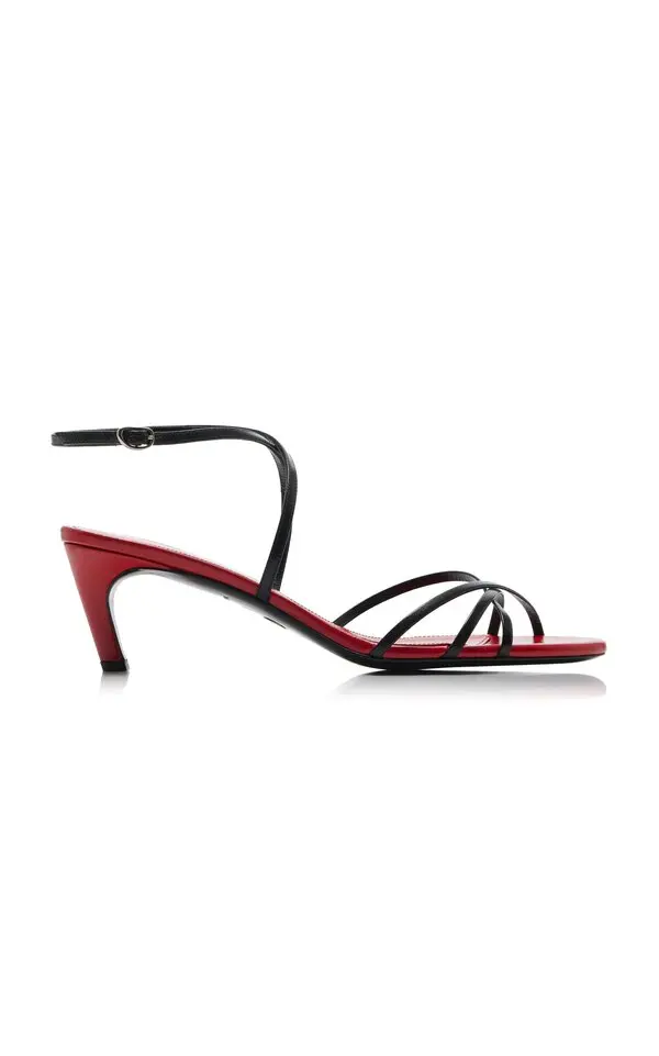 Proenza Schouler Uma Leather Sandals - Red
