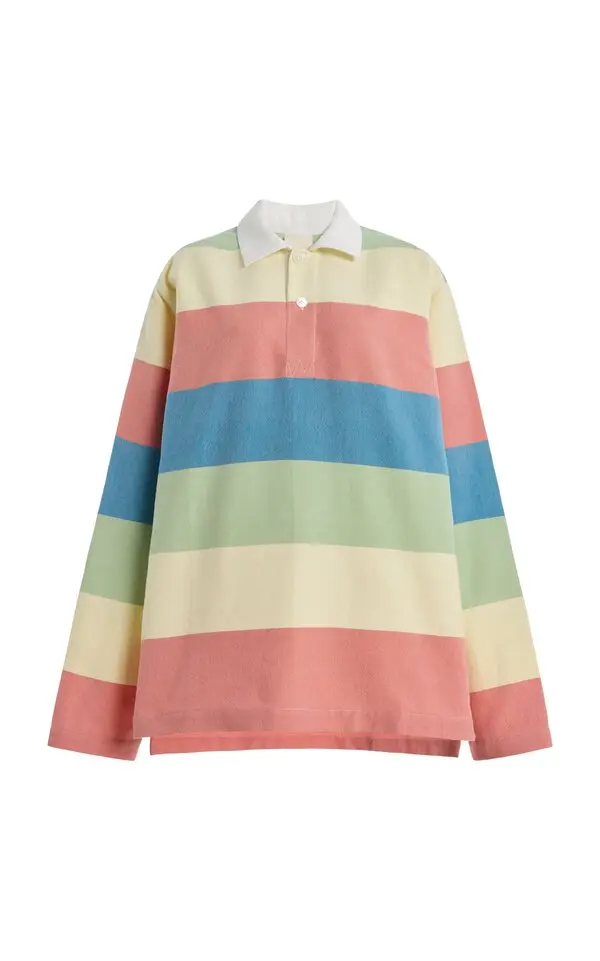 MARRAKSHI LIFE Cotton Rugby Shirt - Multi