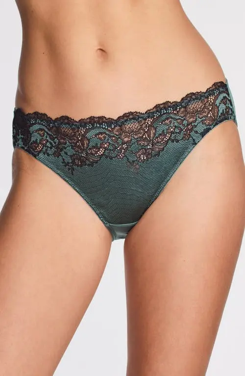 Wacoal Modern Affair Bikini - Silver Pine/black