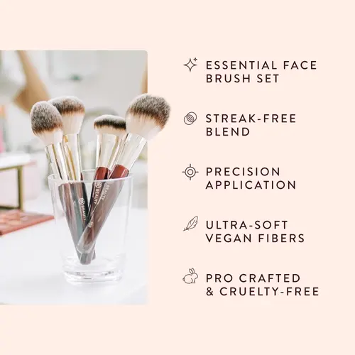 BK BEAUTY Essentials Collection Face Brush Set