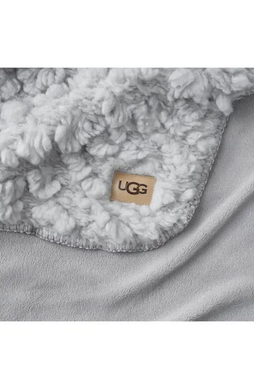 UGG Shira Fleece Throw Blanket - Stone
