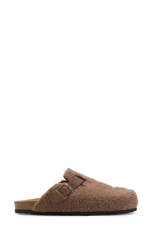 Mango Faux Shearling Clogs