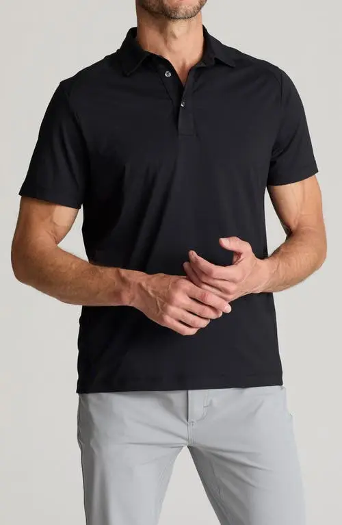 UNTUCKIT Solid Performance Polo - Black