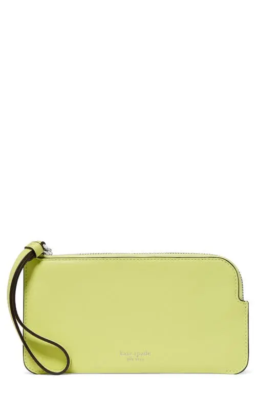 Kate Spade New York Small Zippy Pebble Leather Wristlet - Bosc Pear