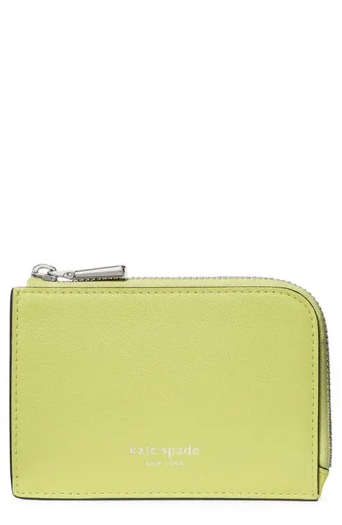 Kate Spade New York Mini Smooth Leather Zip Card Case - Bosc Pear