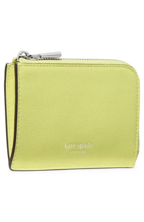Kate Spade New York Mini Smooth Leather Zip Card Case - Bosc Pear