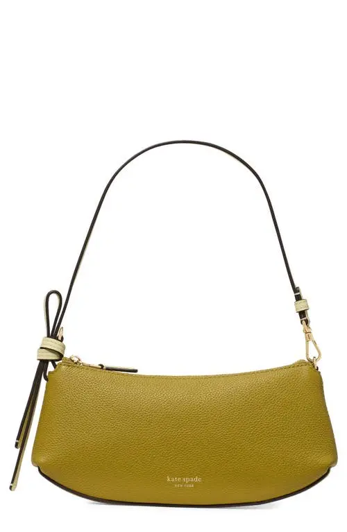Kate Spade New York Loop Colorblock Pebble Leather Pochette Shoulder Bag - Laurel Leaf
