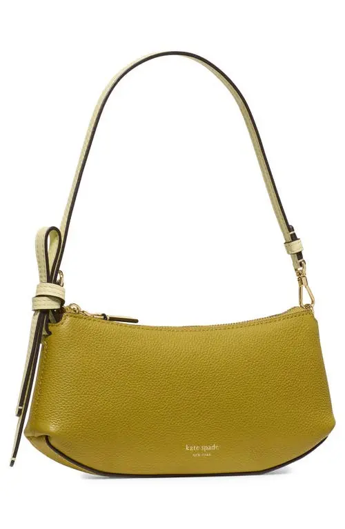 Kate Spade New York Loop Colorblock Pebble Leather Pochette Shoulder Bag - Laurel Leaf