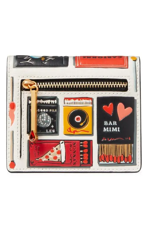 Kate Spade New York Morgan Matchbox Embossed Leather Wallet