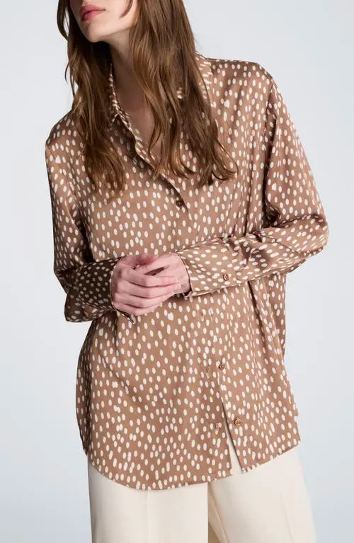KENNETH COLE Oversized Button-up Shirt