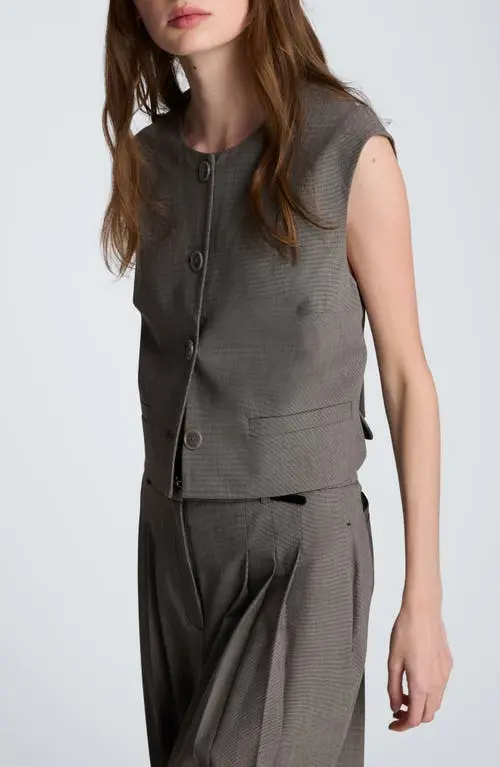 KENNETH COLE Boxy Four-button Vest