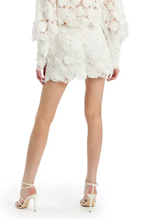 Bardot Amyra Lace High-waist Shorts