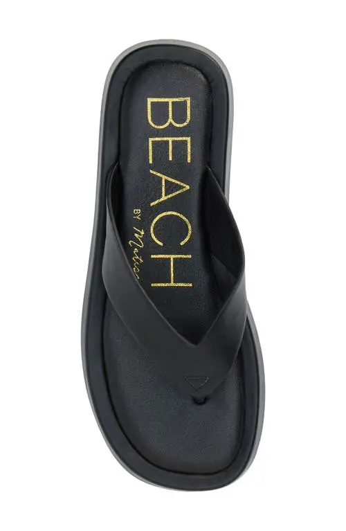 Matisse Mallorca Platform Flip Flop - Black