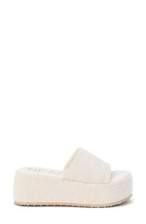Matisse Pismo Platform Wedge Sandal - Silver Speckle
