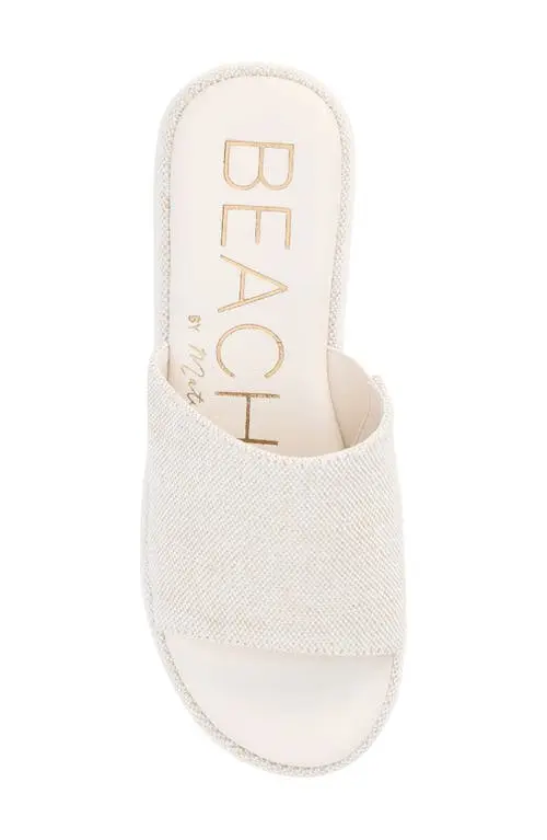 Matisse Pismo Platform Wedge Sandal - Silver Speckle