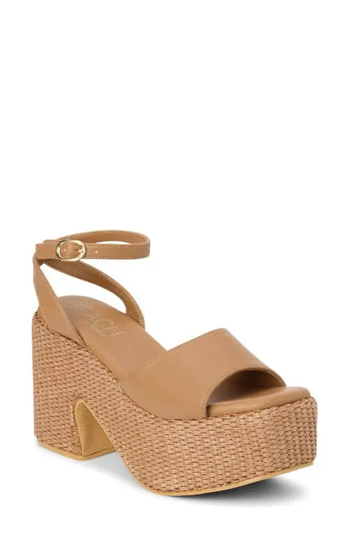 Matisse Arden Platform Sandal - Cognac