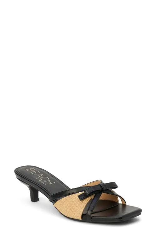Matisse Porter Kitten Heel Sandal - Black