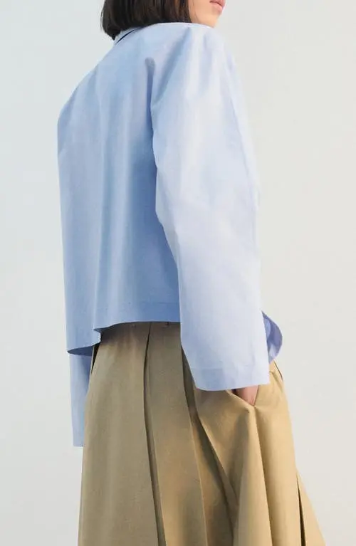 Mango Crop Button-up Shirt