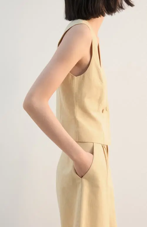 Mango Double-breasted Vest