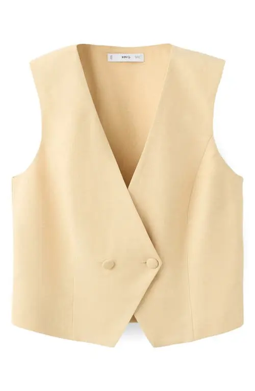 Mango Double-breasted Vest