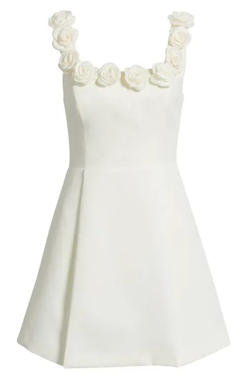 LUCY PARIS Rosette Trim Cocktail Minidress