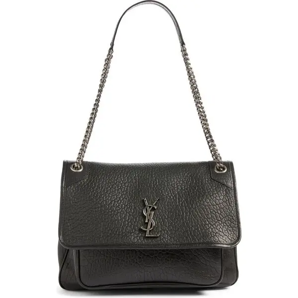 Saint Laurent Large Niki Leather Shoulder Bag