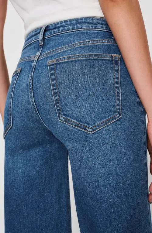 REFORMATION Greta Superstretch Low Rise Wide Leg Jeans