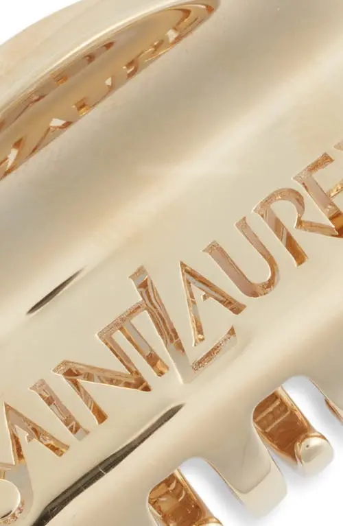 Saint Laurent Logo Claw Clip