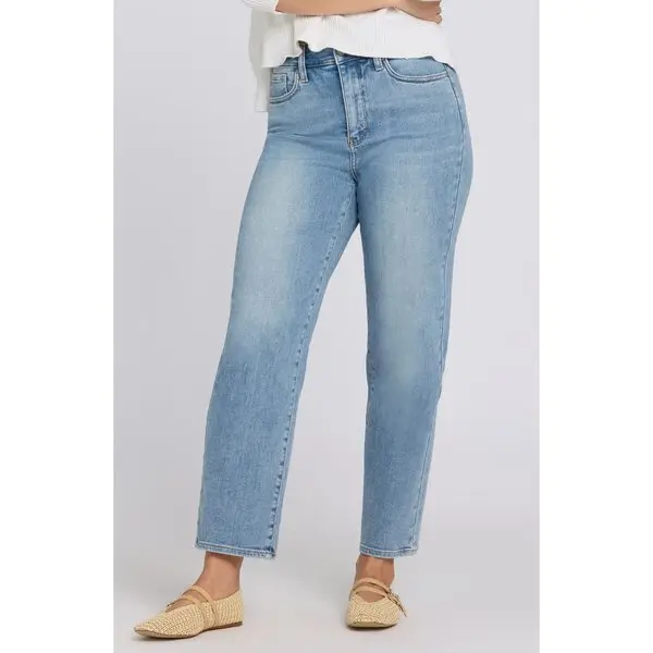 NYDJ Kasey Ankle Stovepipe Jeans - Mist Springs