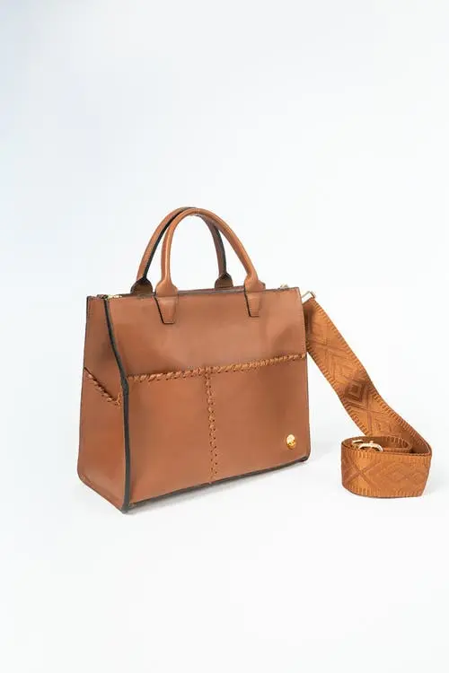 EVA INNOCENTI Sienna Mini Tote Bag - Medium Brown