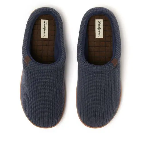 DEARFOAMS Case Casual Clog Slipper - Navy