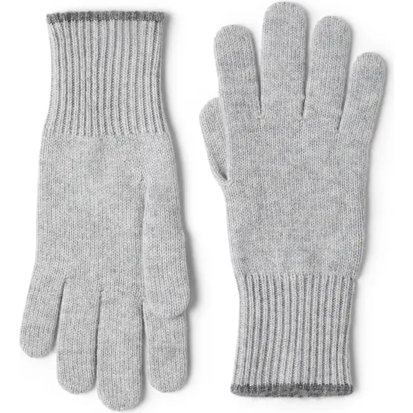 Brunello Cucinelli Cashmere Knit Gloves - Grey