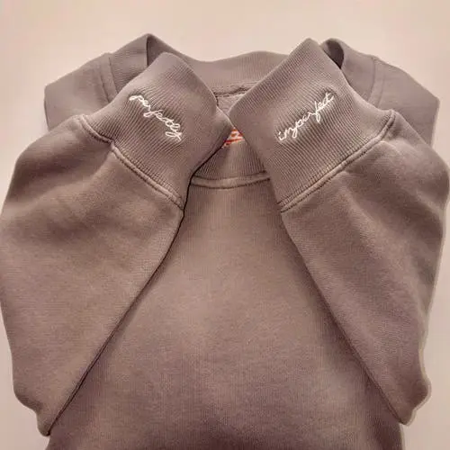 CONSCIOUS INK Embroidered Sweatshirt