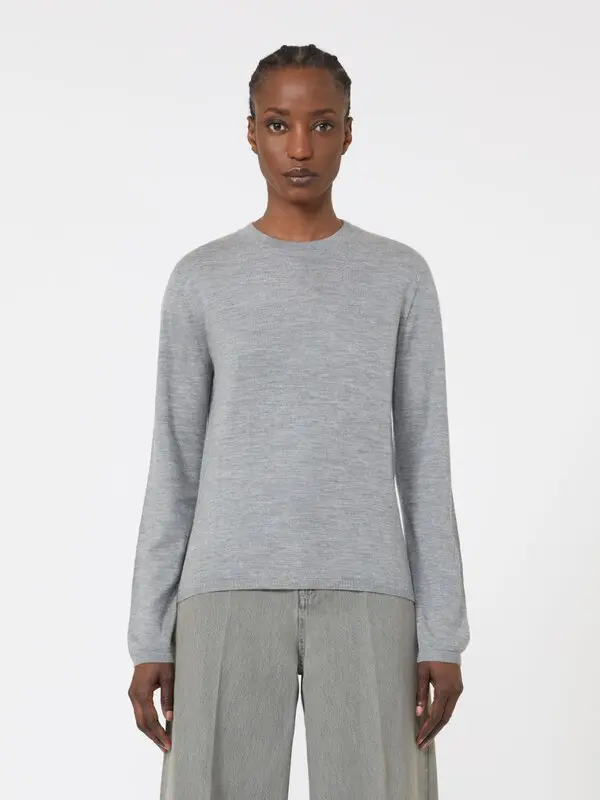 Max Mara Cashmere Yarn Sweater - Light Grey