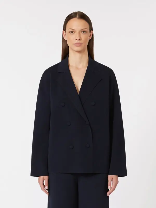 Max Mara Viscose Crêpe Double-breasted Jacket
