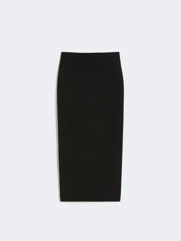 Max Mara Compact Crêpe Jersey Midi Skirt