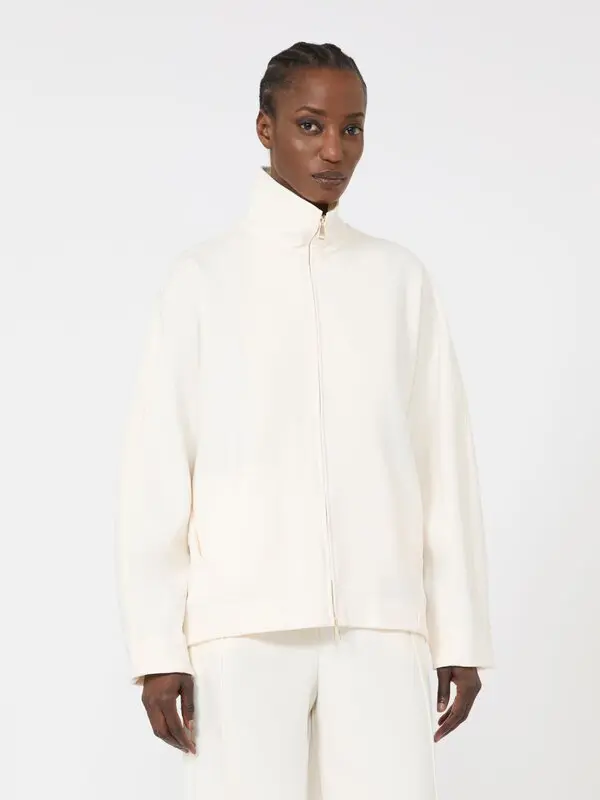 Max Mara Soft Scuba Jersey Jacket - Ivory