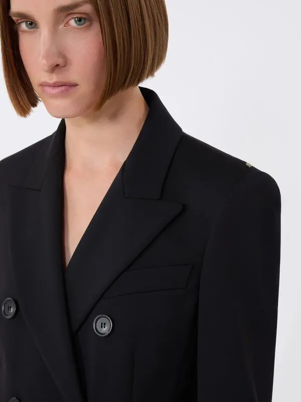 Max Mara Jersey Double-breasted Blazer