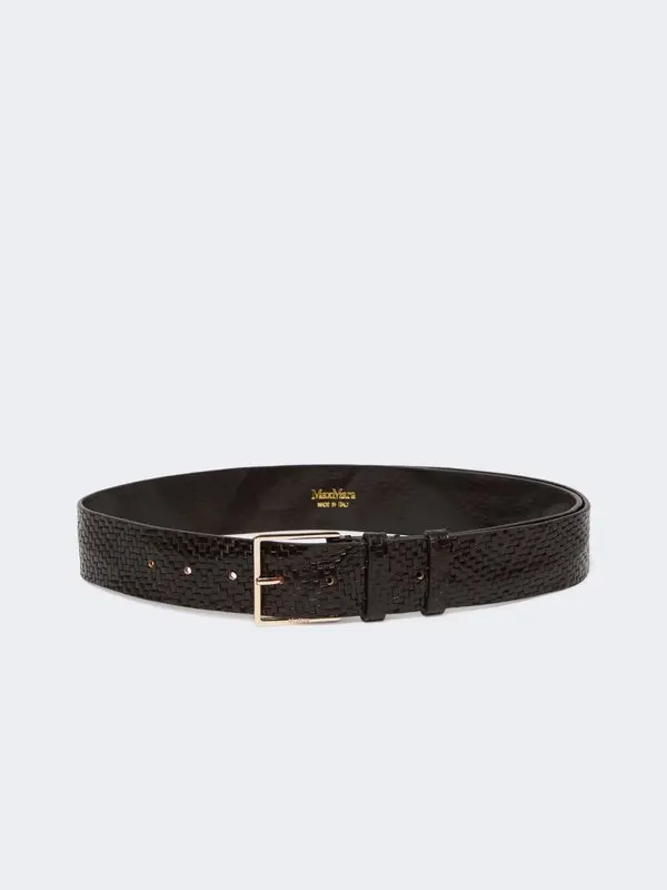 Max Mara Braided Leather Belt