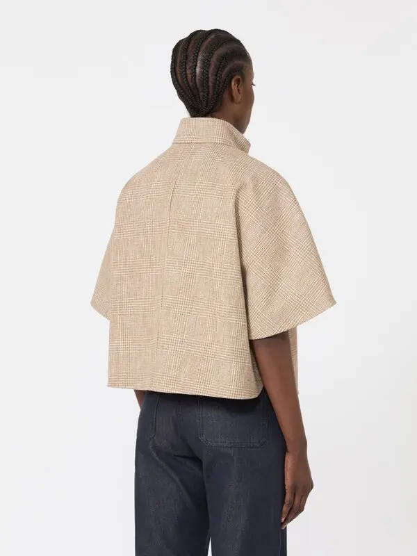 Max Mara Patterned Cotton Cloak