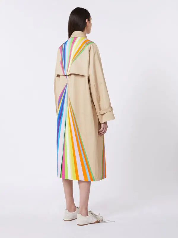 Max Mara Printed Trench Coat