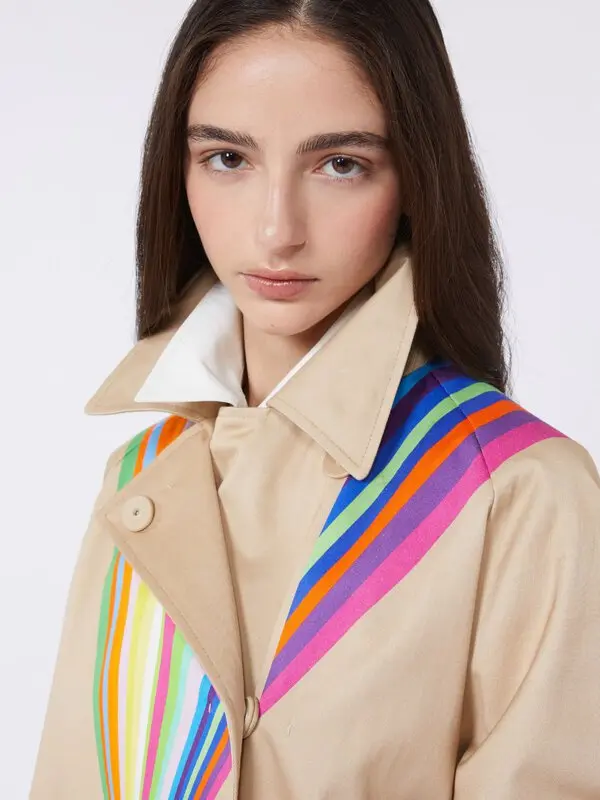 Max Mara Printed Trench Coat