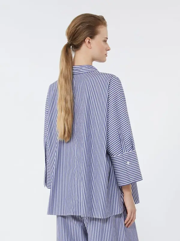 Max Mara Cotton Poplin Oversized Shirt