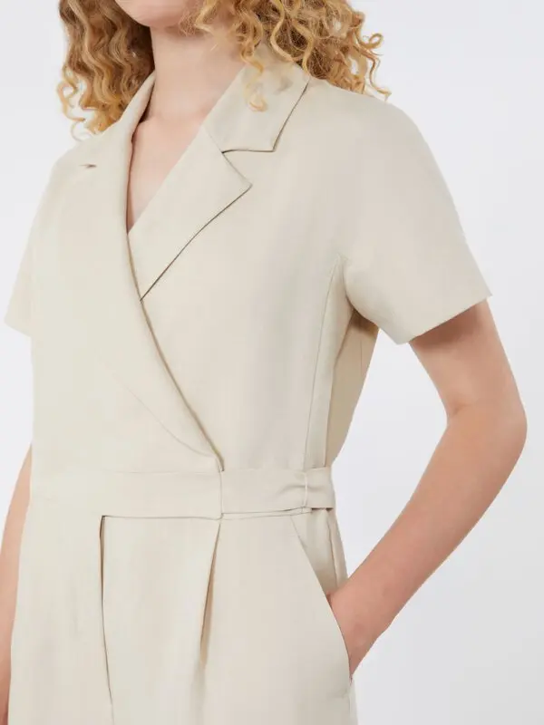 Max Mara Viscose And Linen Batavia Jumpsuit