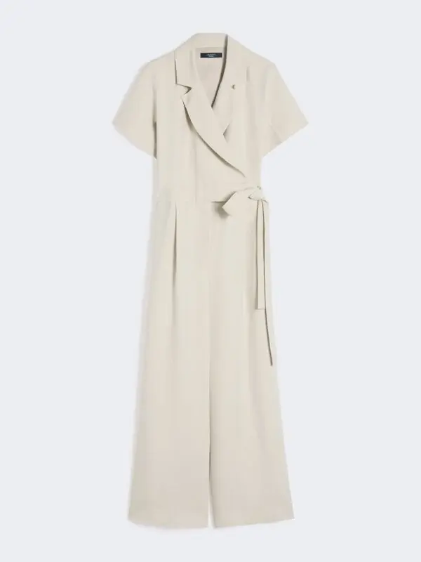 Max Mara Viscose And Linen Batavia Jumpsuit