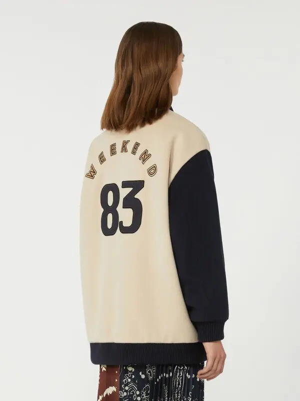 Max Mara Double-faced Wool Bomber Jacket