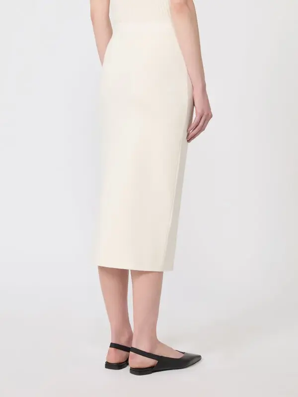 Max Mara Stretch Viscose Knit Pencil Skirt