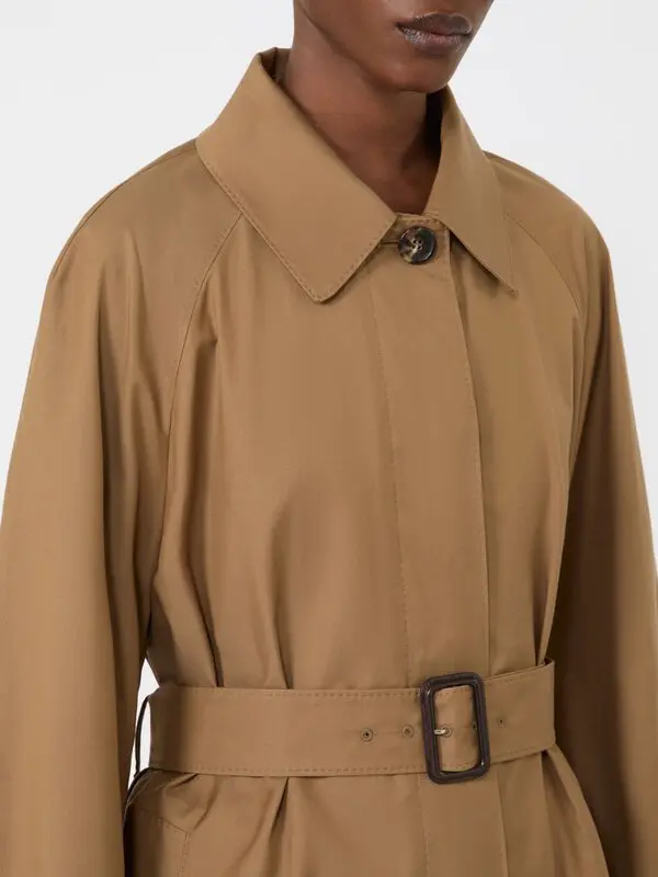 Max Mara Water-repellent Cotton-blend Trench Coat